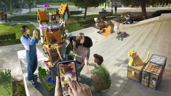 MINECRAFT EARTH: Microsoft Announces New, Augmented-Reality MINECRAFT ...
