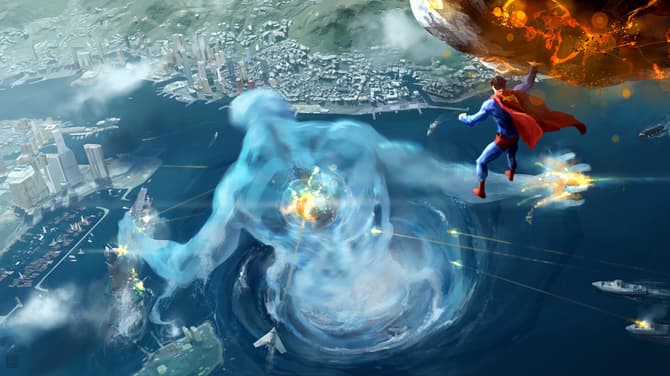 Check Out This Awesome Concept Art From A SUPERMAN Game That Never Saw ...