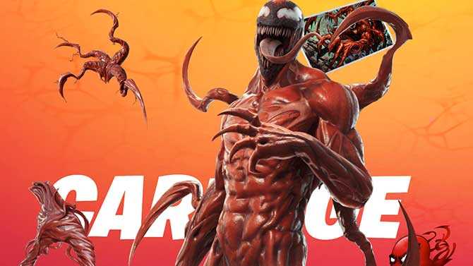 Marvel's CARNAGE Has Arrived In FORTNITE With The Chapter 2 Season 8 ...
