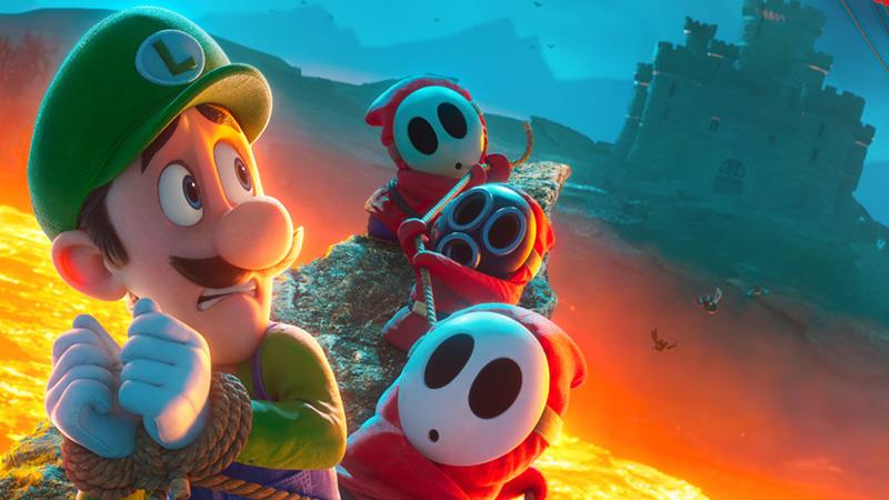 THE SUPER MARIO BROS. MOVIE: Luigi Needs A Helping Hand From His Bro On ...
